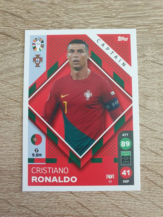 Euro 2024 Match attax Lidl captain Christian Ronaldo | Kaufen auf Ricardo