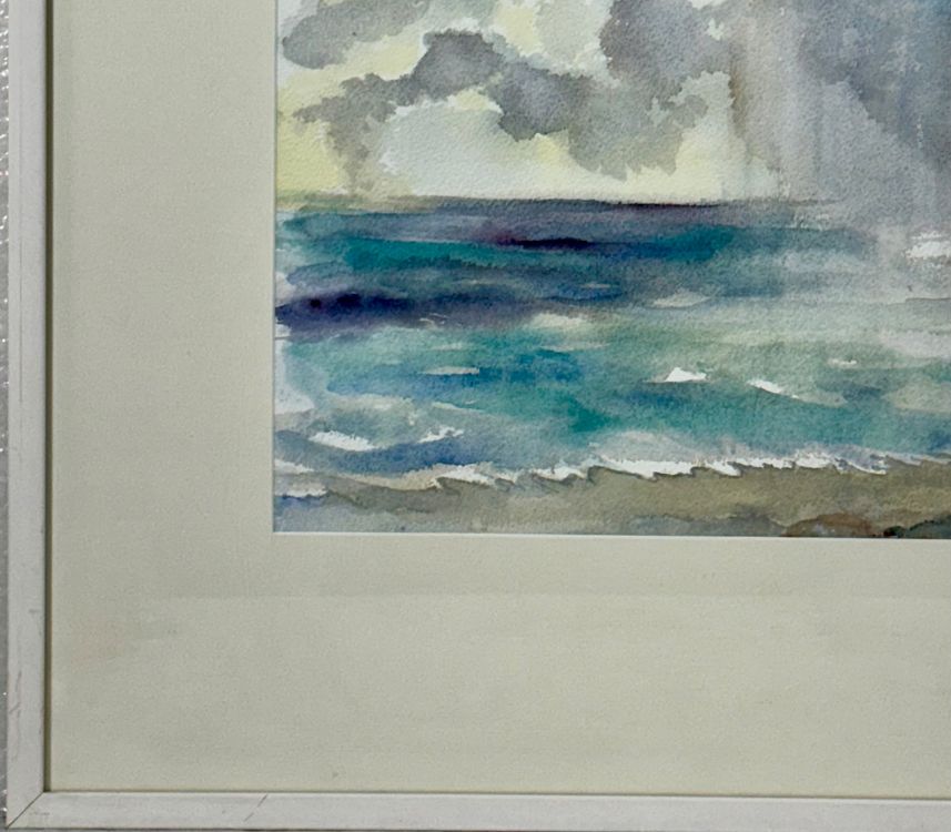 Anita Kloster Aquarell Regenstimmung über der Atlantik | Kaufen auf Ricardo