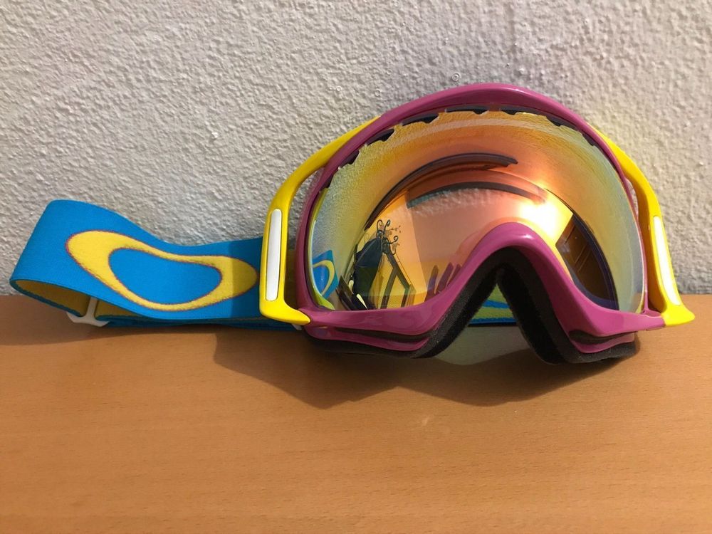 Oakley Crowbar Pink/ Blue Ruby Clear iri | Kaufen auf Ricardo
