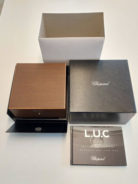 Chopard L.U.C - braune Holz Box - ca. 2008 - NEU (Neu und ...