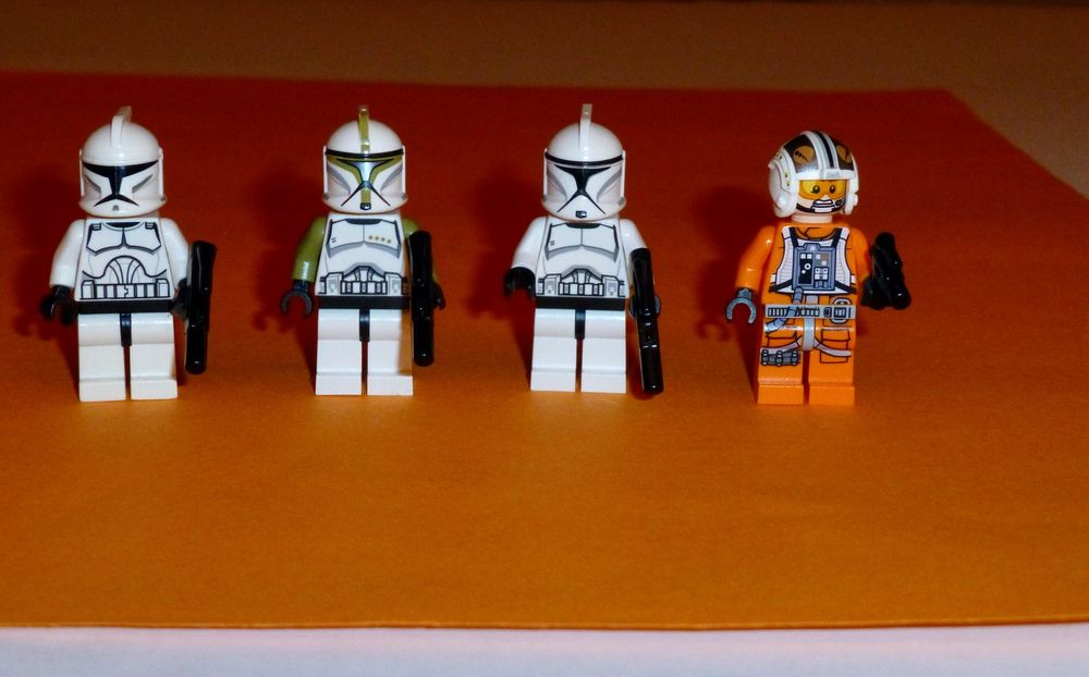 Lego Star Wars/ 4 Minifiguren sw0201, sw0438, sw0442, sw0544 (Gebraucht ...
