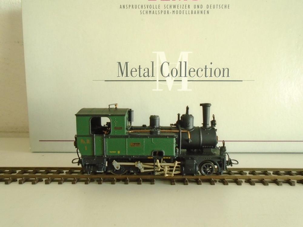 Bemo H0m Metal Collection: G 3/4 Nr. 1 "Raetia" grün der RhB (Gebraucht ...