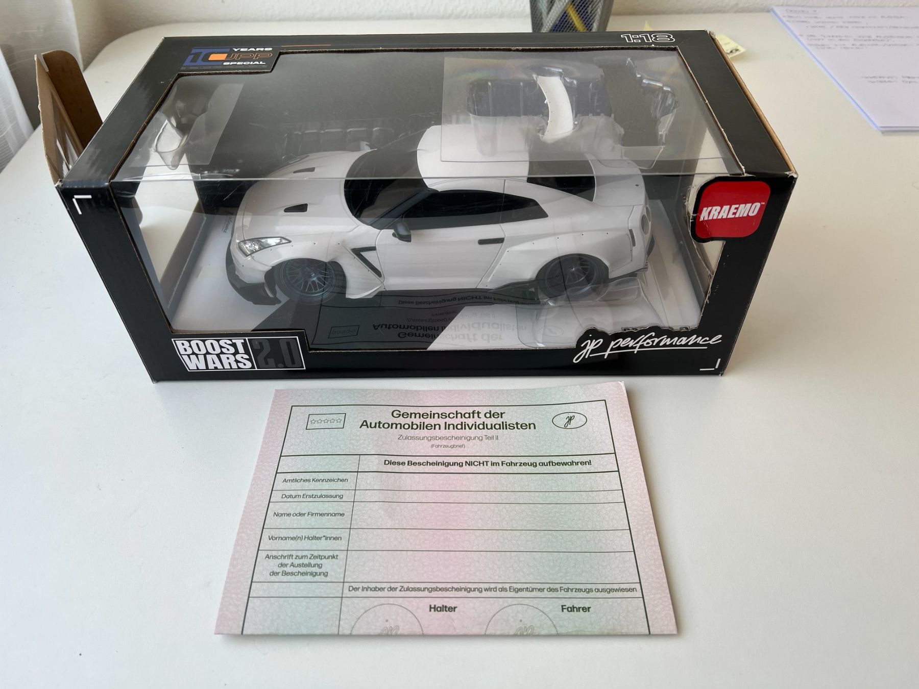 JP Performance Nissan GT-R R35 Boost Wars 2.0 - 1:18 Modell (Neu ...