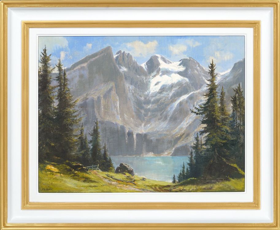 Fritz Brand (1909-1998): Oeschinensee, 1954 (Gebraucht) in Meilen für ...