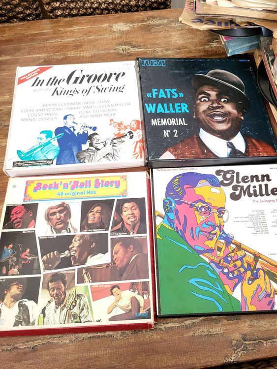 4 LPS Box Glenn Miller, Rock'n'Roll Story, In the Groove usw | Kaufen ...