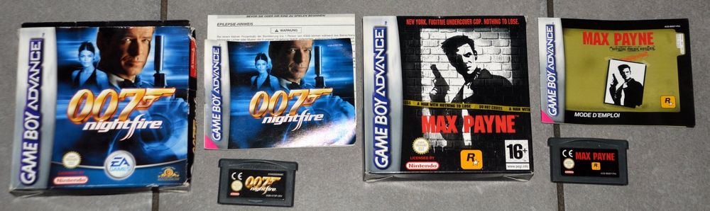 007 Nightfire / Max Payne Game Boy Advance (Gebraucht) in Collonges für ...