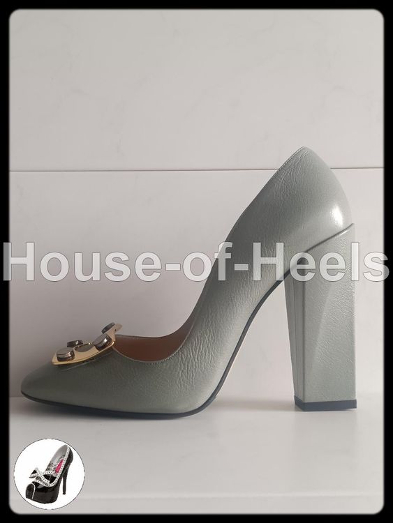 Escarpins Gianni Marra Cuba Lux 41 talon 12cm cuir vert saug | Kaufen ...