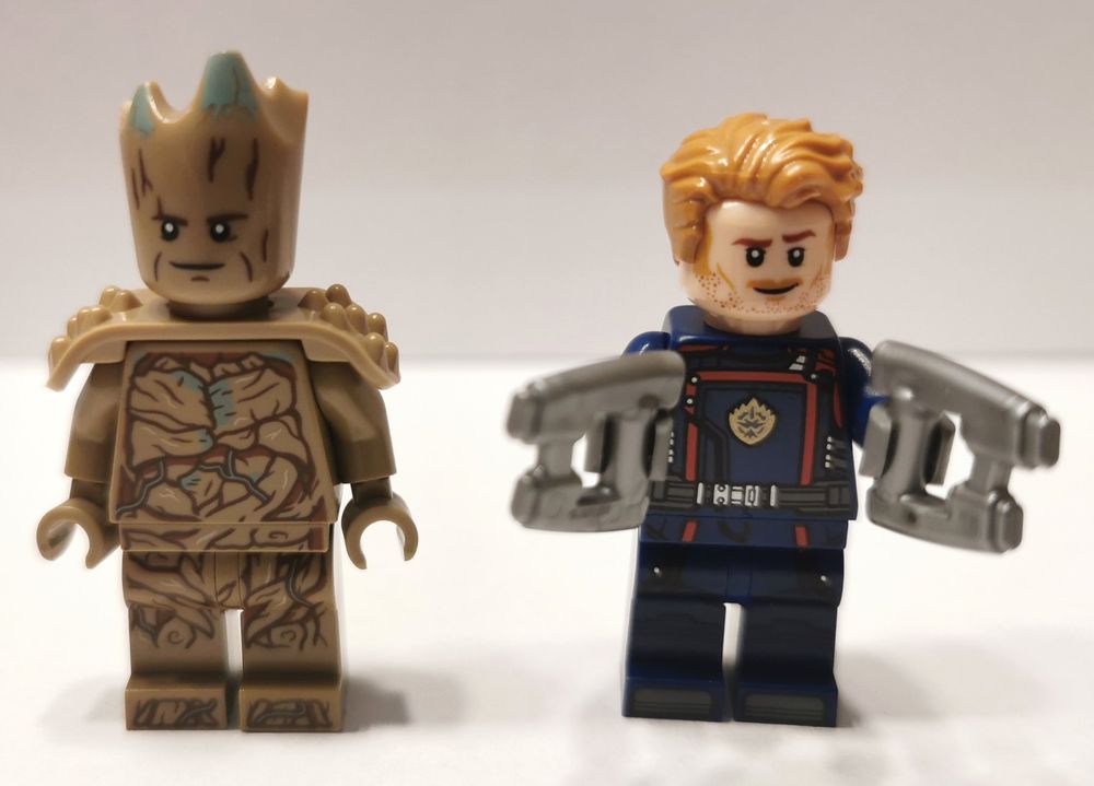 Lego Marvel Super Heroes Minifiguren Groot und Star-Lord Neu | Kaufen ...