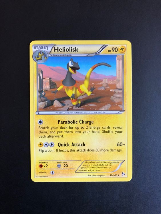 XY Flashfire Heliolisk rare 37/106 Ab 1 (Gebraucht) in Paradiso für CHF ...