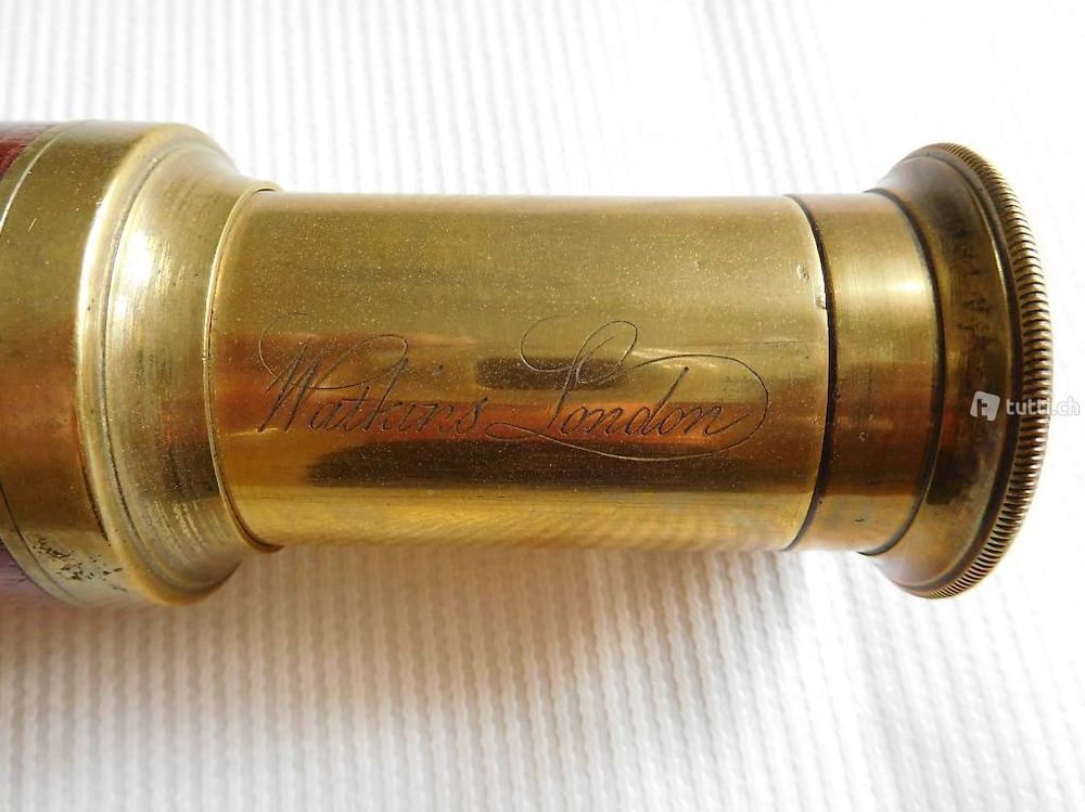 Antikes uraltes Teleskop/Fernrohr, WATKINS London, um 1790 (Gebraucht ...