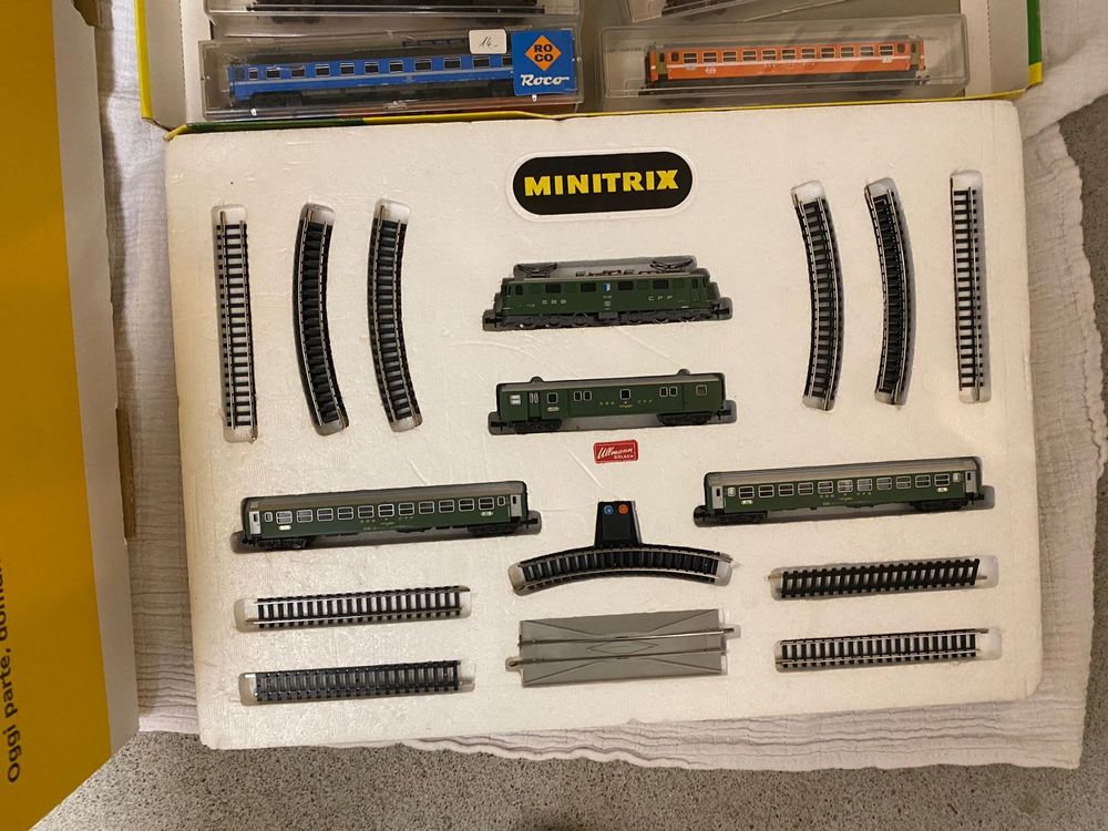 Train set N scale (Mini Trix and Roco) (Gebraucht) in Wettingen für CHF ...