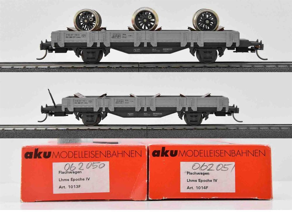 AKU 2x Niederbordwagen SBB H0 GS OVP (Gebraucht) in St. Gallen für CHF 63.5 – mit Lieferung auf ...