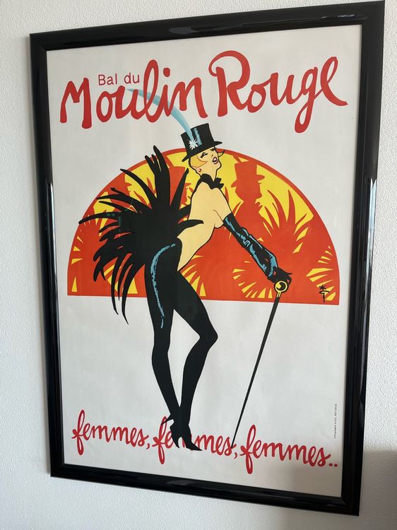 Orginal Vintage Poster Bal du Moulin Rouge von Rene Gruau | Kaufen auf ...