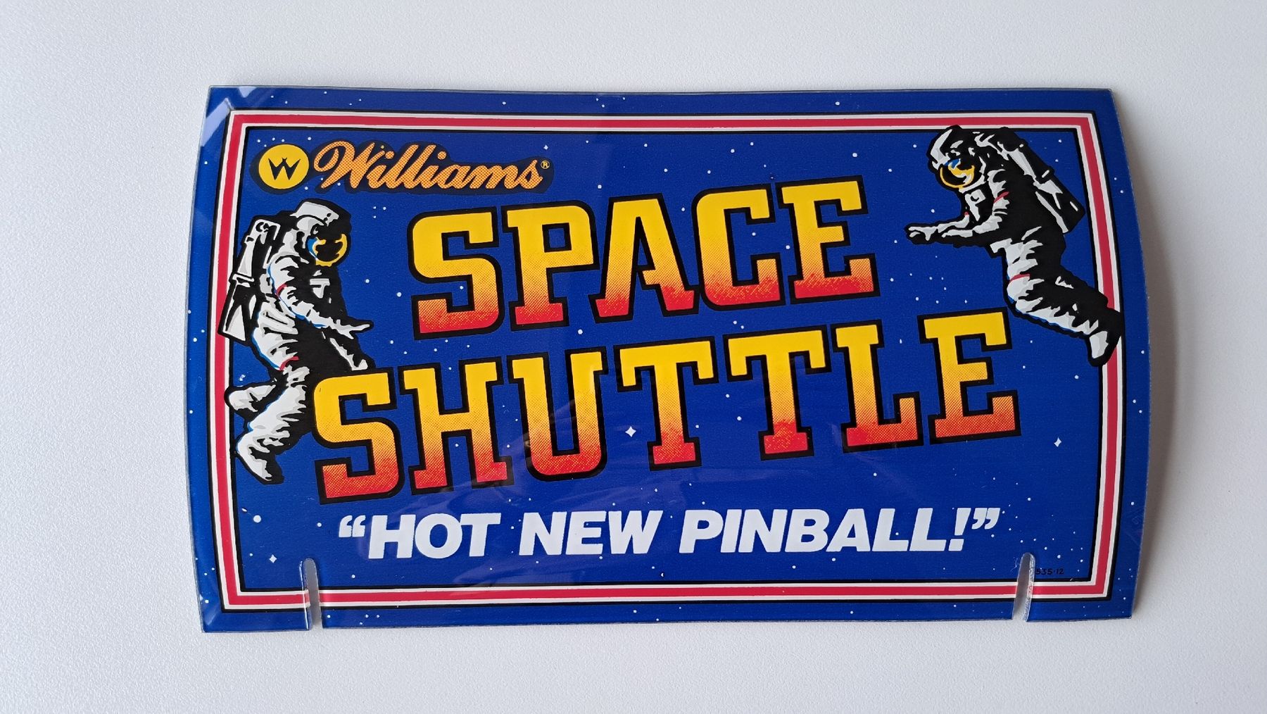 Williams Space Shuttle Pinball Automat Schild, Top! (Gebraucht) in Wil ...