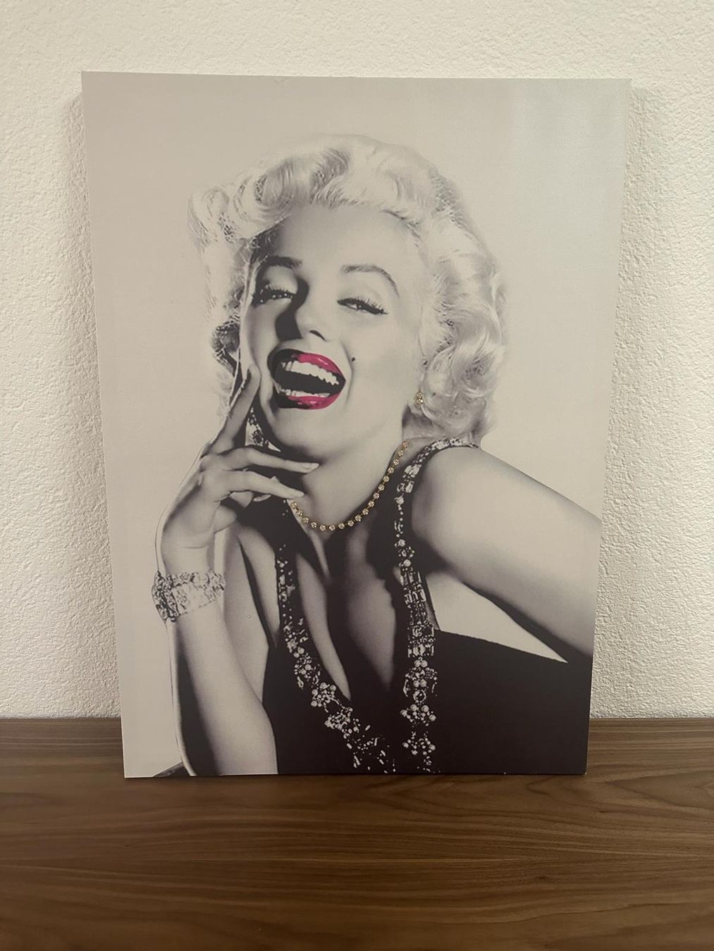Leinwandbild Marilyn Monroe mit Strasssteinen – 50 × 70 cm (Gebraucht ...