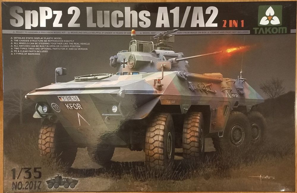 Takom SpPz 2 Luchs A1/A2 Militärmodell 1:35 Nr.2017 (Neu (gemäss Beschreibung)) in Gümligen für ...