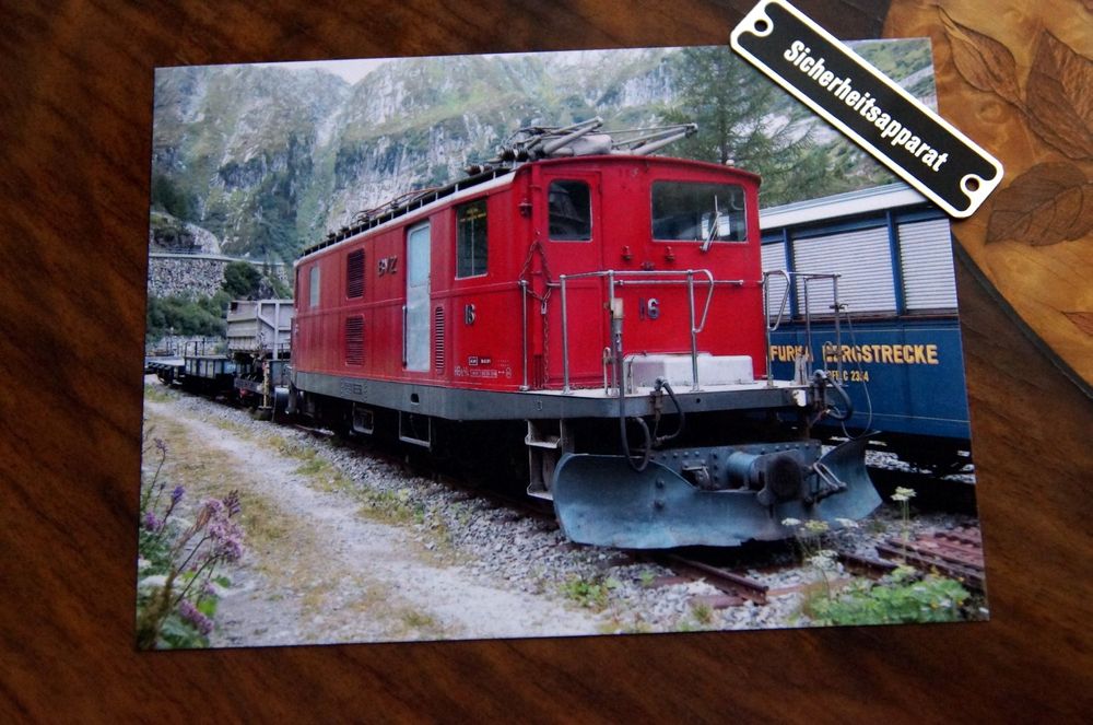 Brig-Visp-Zermatt HGe 4/4 I Nr. 16 - Gletsch (Foto) (Gebraucht) in ...