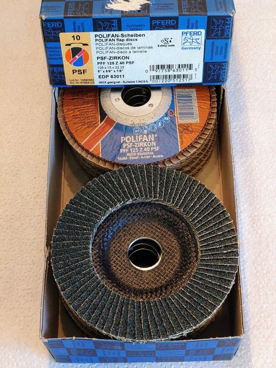 Fächerscheibe POLIFAN-Fächerscheiben Zirkonkorund Z PSF (Neu und ...
