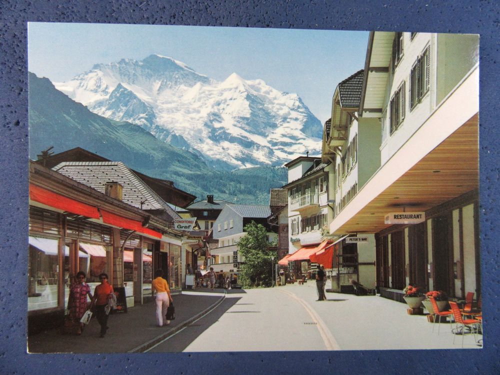 WENGEN HAUPTSTRASSE BELEBT MIT JUNGFRAU (Gebraucht) in Ettingen für CHF 0.95 – mit Lieferung auf ...