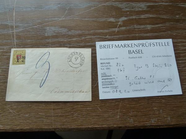 SBK 16 II RAYON II mit BEFUND Faltbeleg (Gebraucht) in Egliswil für CHF 66 – mit Lieferung auf ...