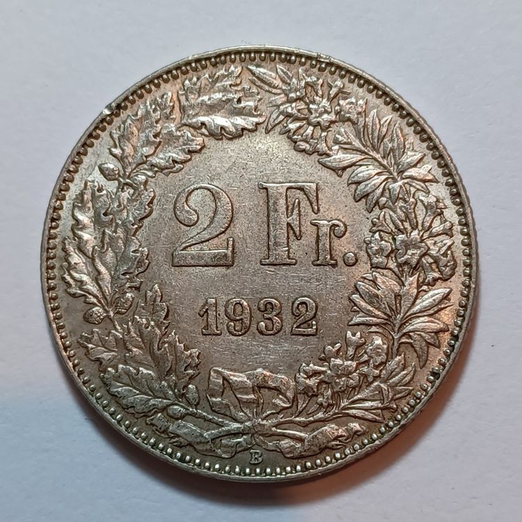 2 Franken 1932 vz | Kaufen auf Ricardo