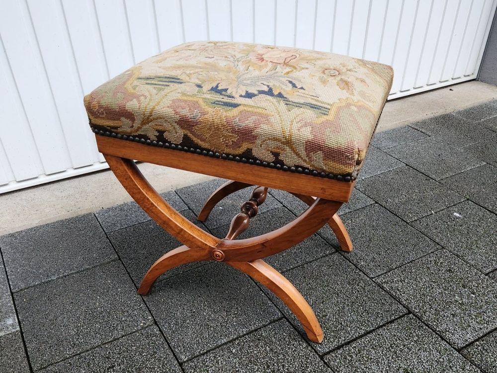 Antiker Biedermeier Hocker Um 1820 | Kaufen auf Ricardo