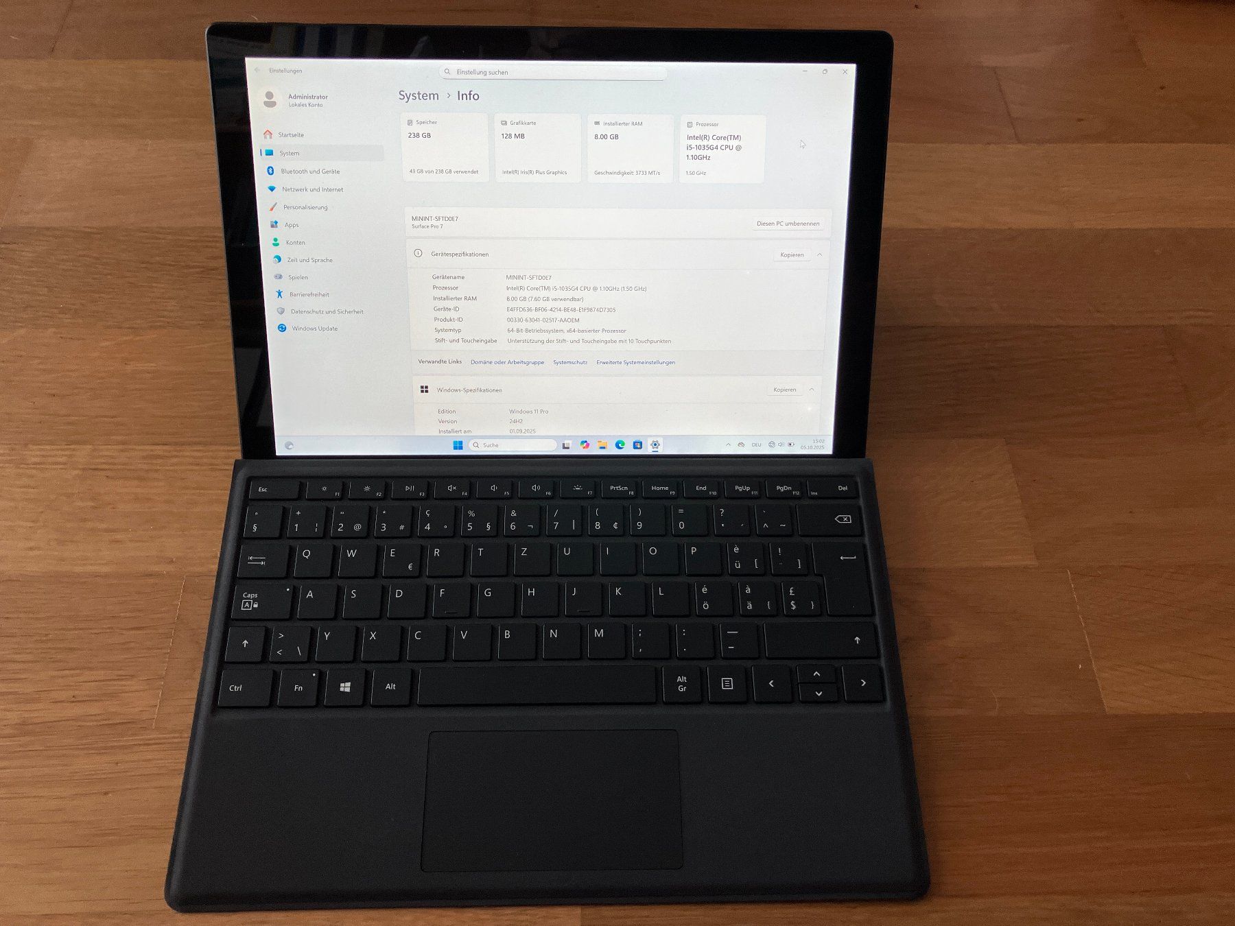 Microsoft Surface Pro 7 (Gebraucht) in Jegenstorf für CHF 100 – mit ...