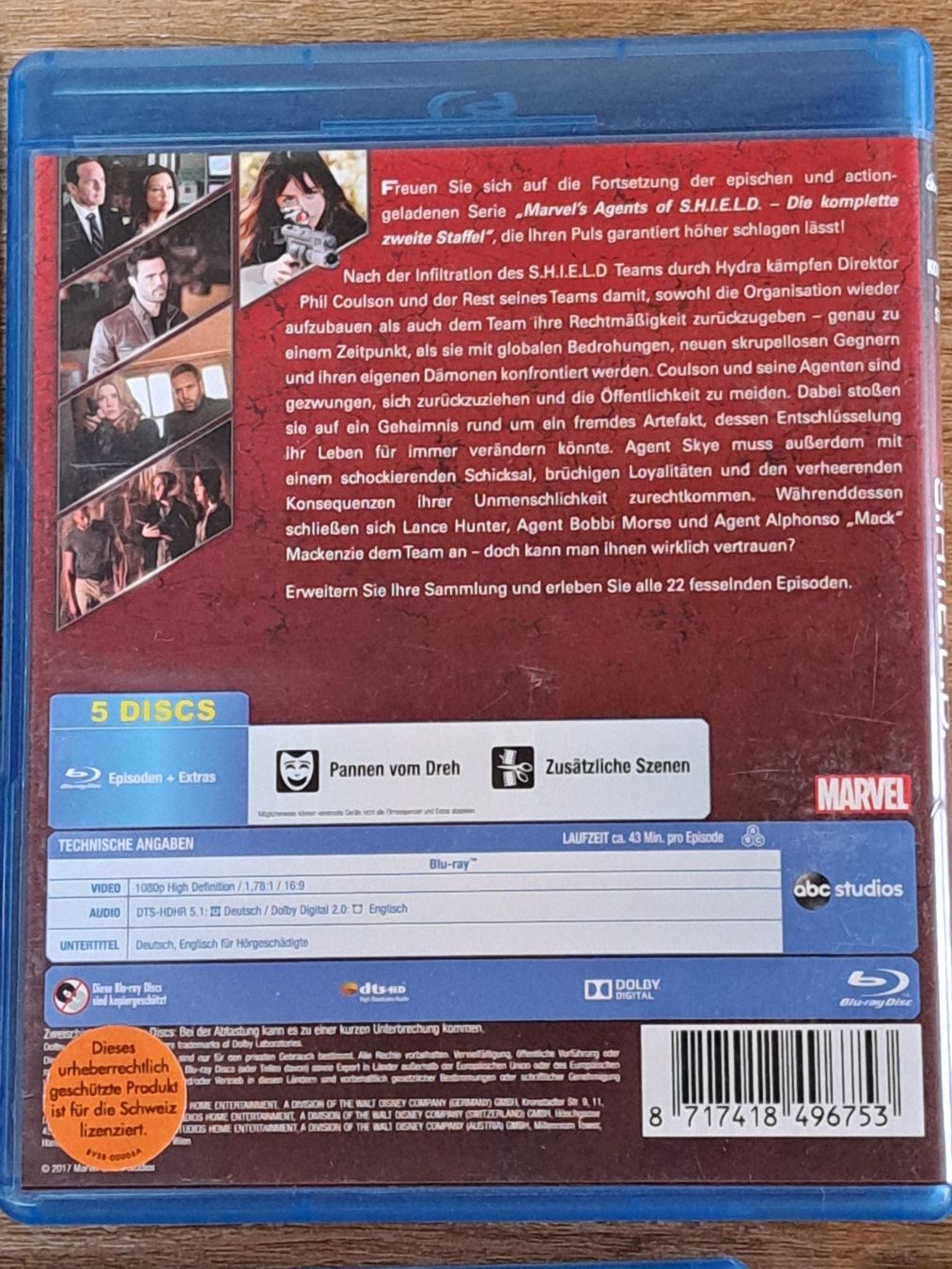 Blu-ray AGENTS OF S.H.I.E.L.D. Staffeln 1-5 (25 Discs) (Neu (gemäss ...