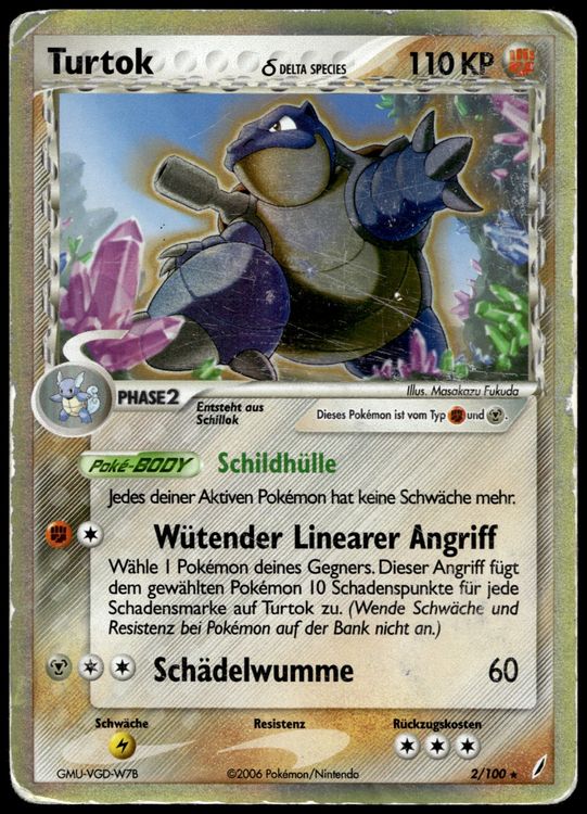 Turtok 2/100 Holo Pokémon EX Crystal Guardians ab 1 (Neu (gemäss ...