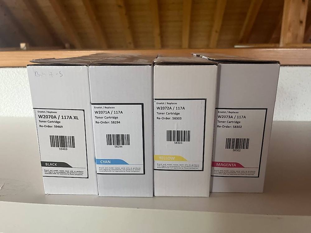 Complete new set of toner for HP Color Laser 150, 170 ,179 (Gebraucht ...