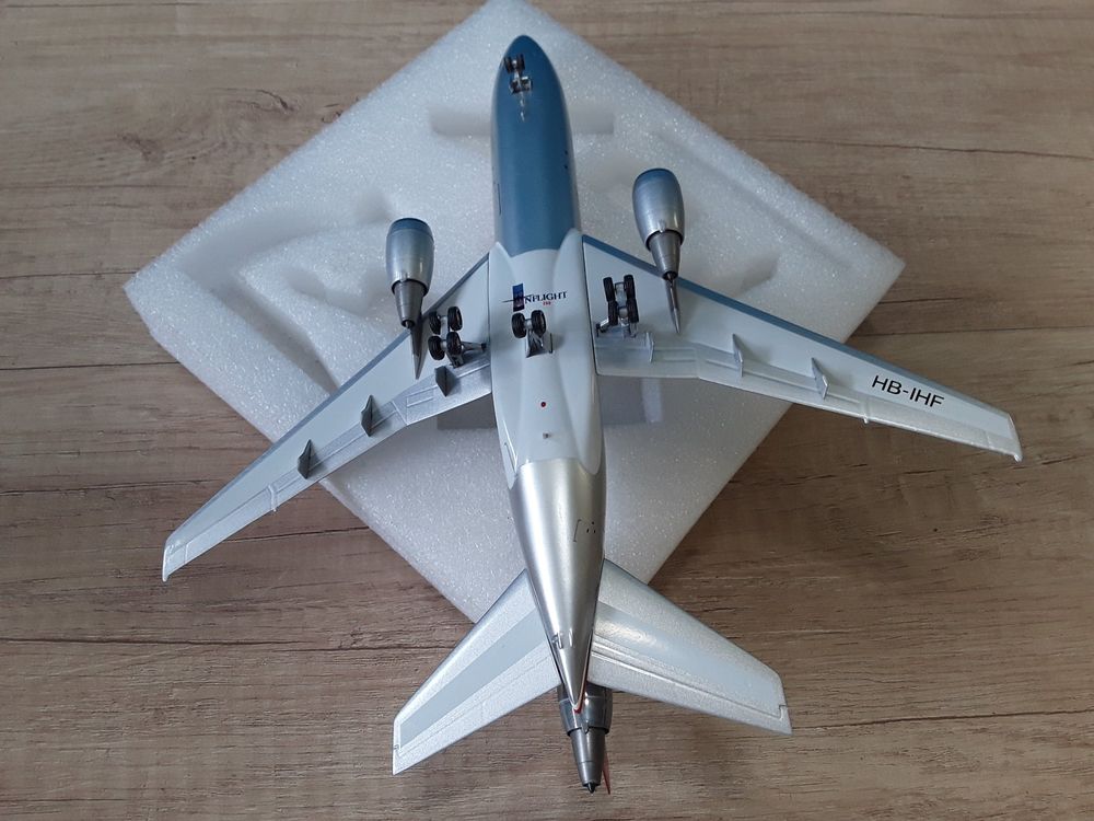 SWISSAIR _ McDonell Douglas DC10 _ HB-IHF _ metall _ 1:200 (Gebraucht ...