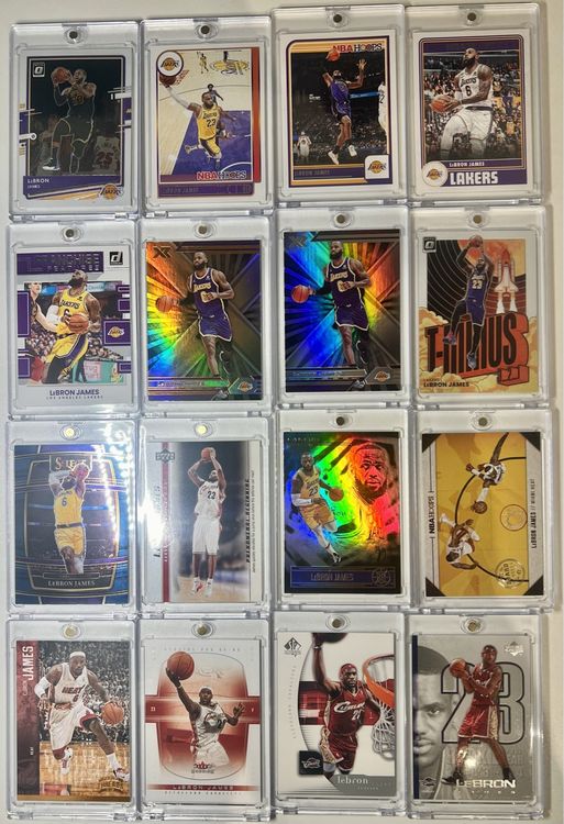 LeBron JAMES - 16x cards set (NBA LAKERS GOAT KING) (Gebraucht) in ...