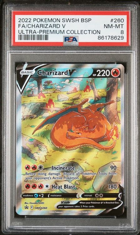 Charizard V Alt Art UPC Promo EN PSA 8 | Kaufen auf Ricardo
