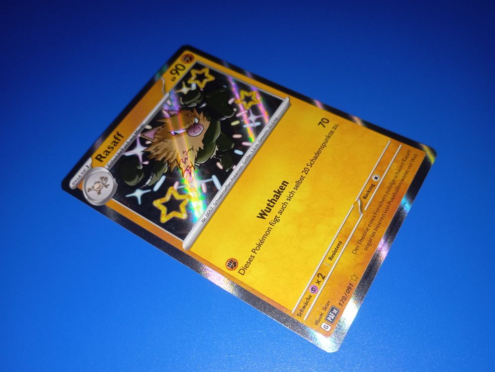 Pokémon Karte Rasaff 170/091💪Shiny Secret Rare🔥Selten/RAR (Neu (gemäss ...
