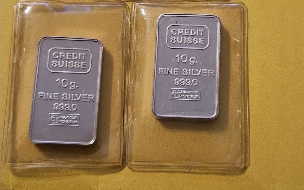 Silberbarren 2 unzen, 20 gramm und 2x 10 gramm (Neu und ...