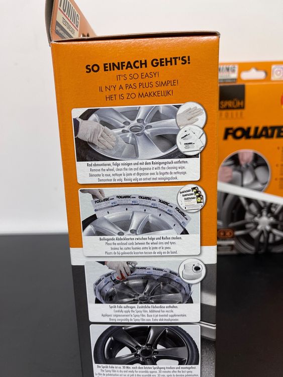 Spruhfolie Auto Komplett Set