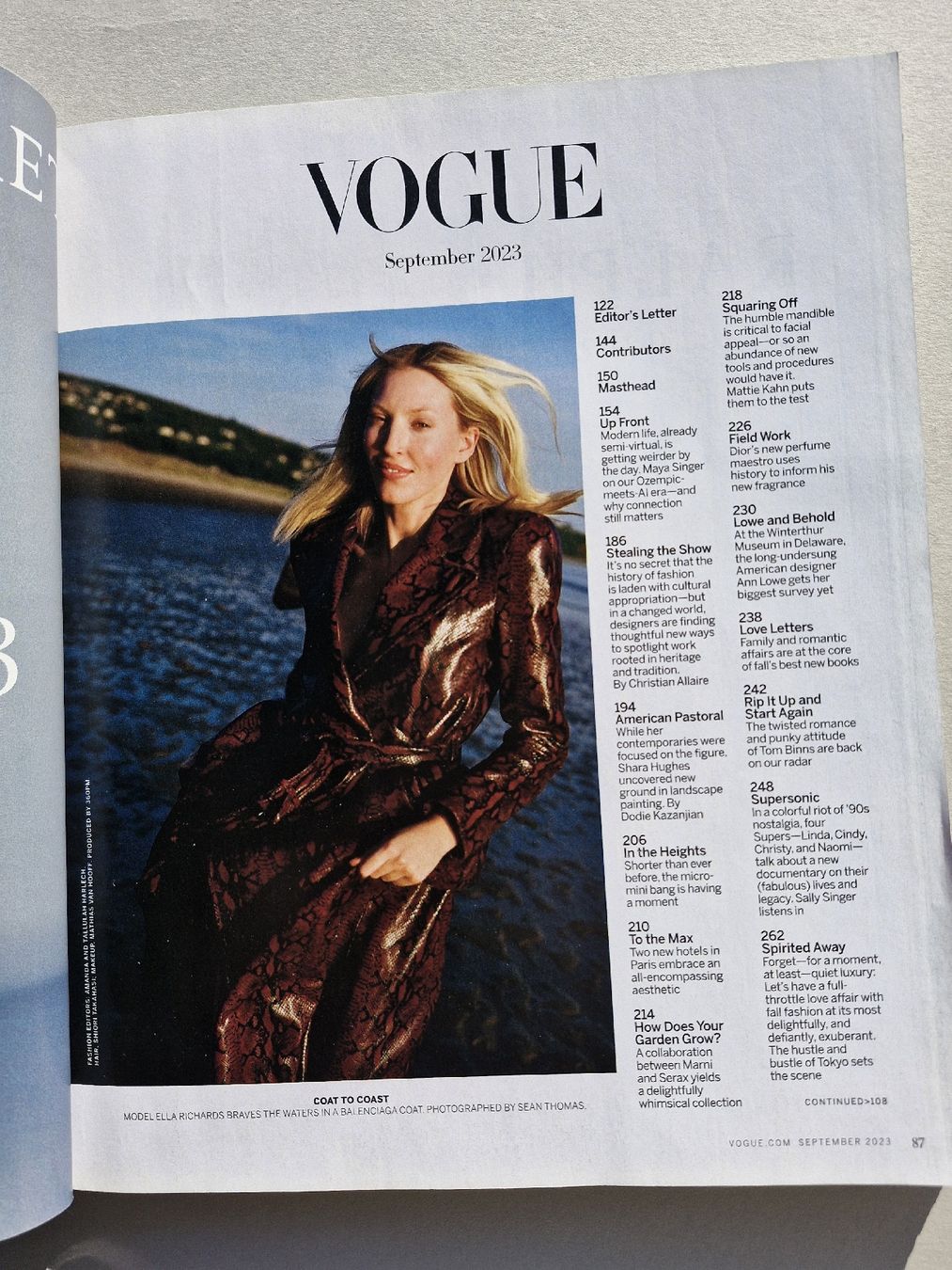 Vogue September 2023 - The Greatest of All Time Ausgabe (Gebraucht) in ...