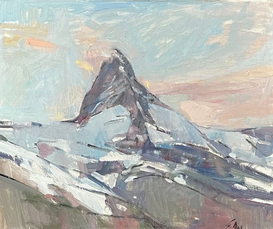 Walter Emil Müller. Matterhorn. Öl auf Leinwand (Gebraucht) in Zumikon für CHF 180 – nur ...