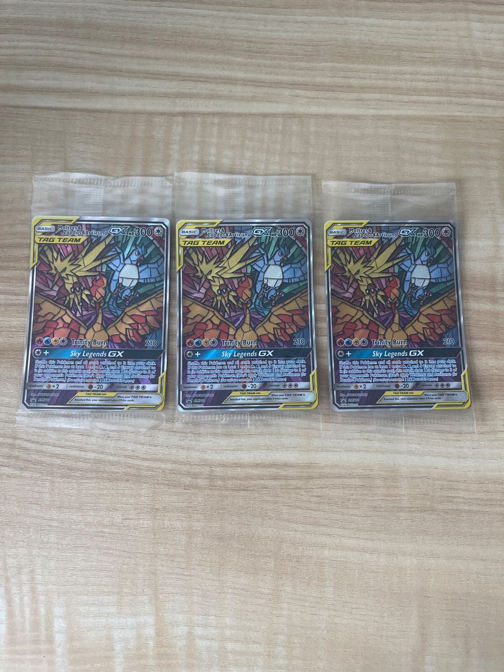 Pokemon 1x Moltres & Zapdos & Articuno GX Promo EN (Neu (gemäss ...