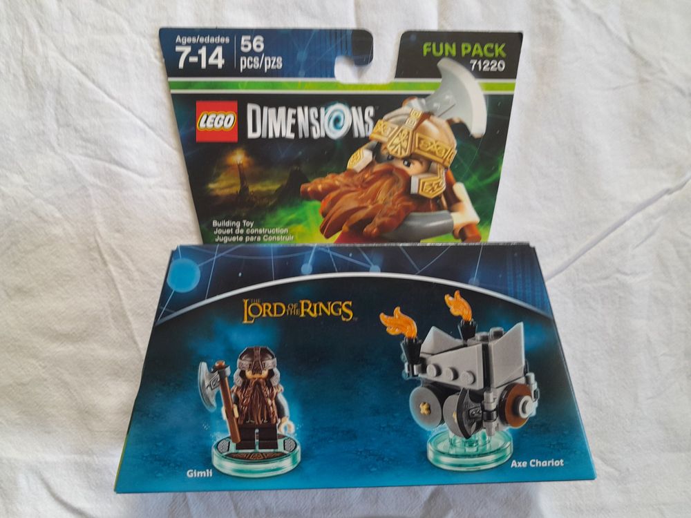 Lego Dimensions Herr der Ringe Hobbit Lord Rings Gimli (Neu und ...
