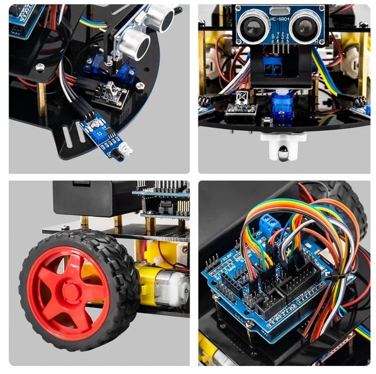 Roboter Auto 2WD Chassis Kit mit Tutorials für Arduino | Kaufen auf Ricardo