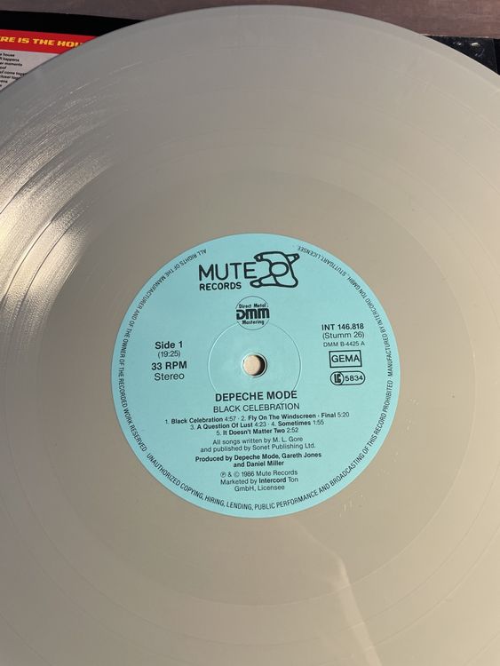 Depeche Mode - Black Celebration - Vinyl (Gebraucht) in Bern für CHF 22 ...
