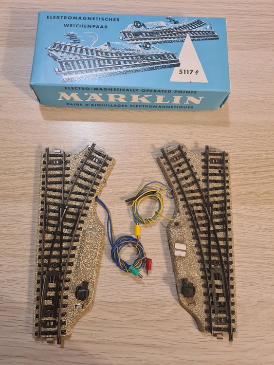 Märklin weichenpaar 5117 M H0 (2) (Gebraucht) in St-Aubin-Sauges für CHF 19 – mit Lieferung auf ...
