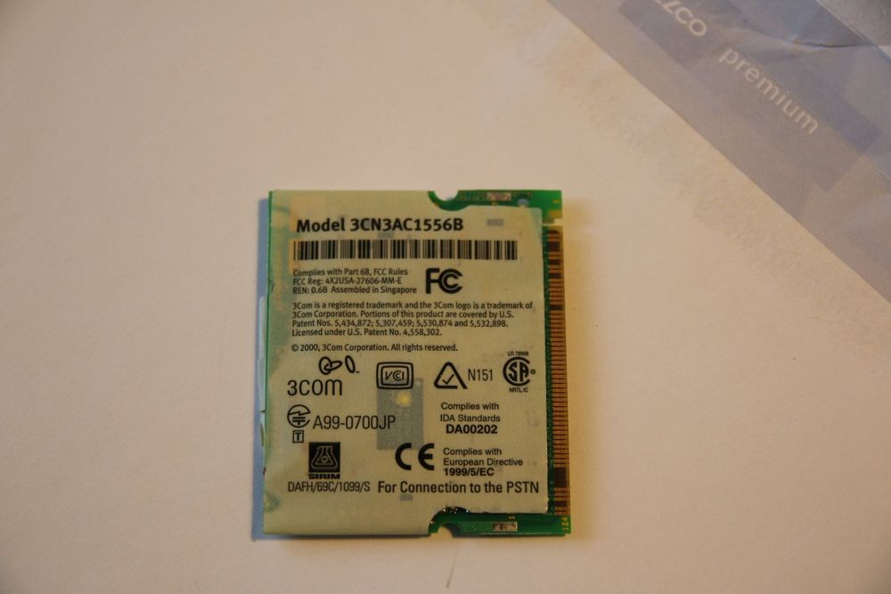 3Com 10/100 LAN + 56 K Modem Card | Kaufen auf Ricardo