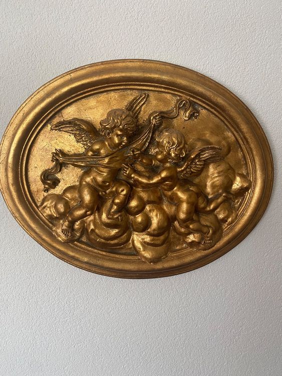 Barock Engel Wandplatte | Kaufen auf Ricardo
