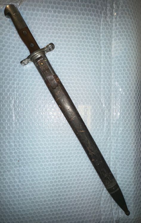 Faschinenmesser 1914 mit Lederscheide (Sägebajonett) (3) | Kaufen auf Ricardo