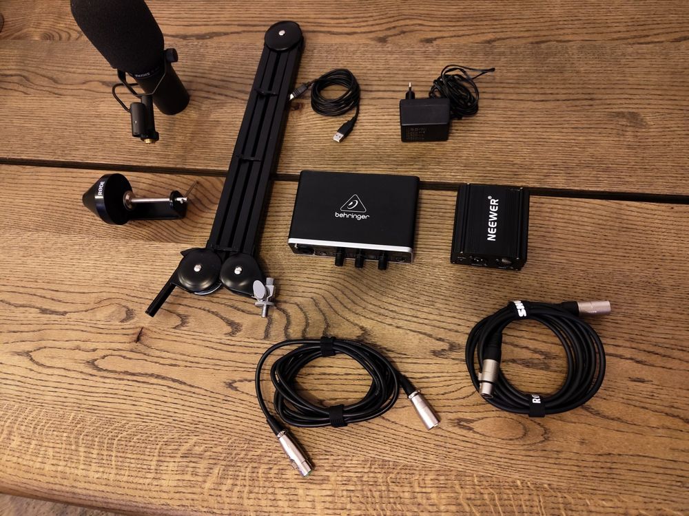 Shure SM7B Mikrofon mit Interface / Rode PSA-1 Mikrofonarm | Kaufen auf ...