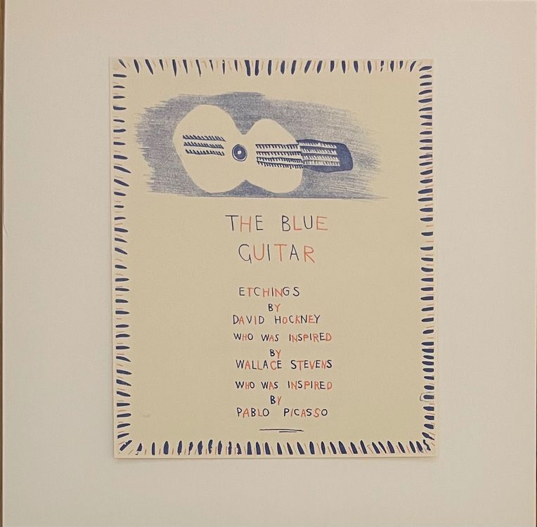 David Hockney (1937) THE BLUE GUITAR) Graphic (Gebraucht) in Root für ...