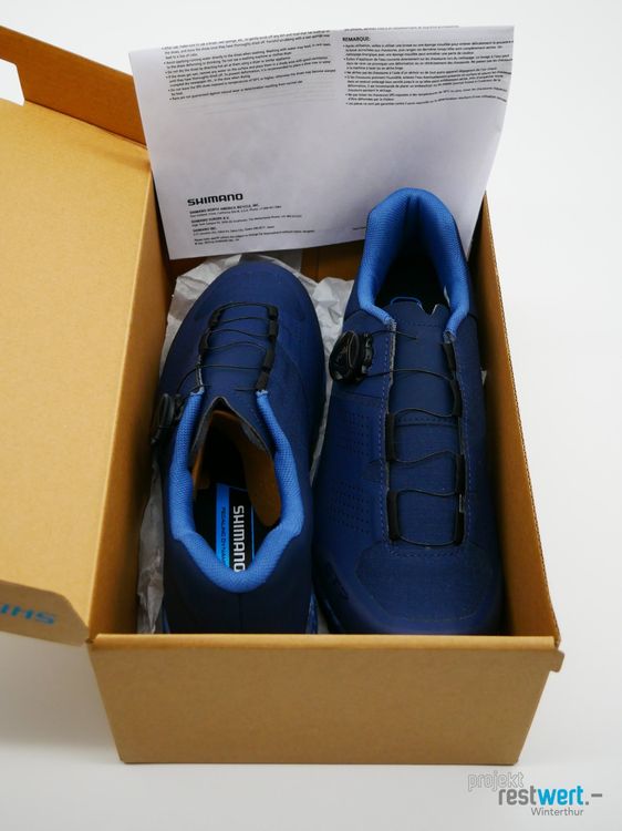 SHIMANO SH-ET700M E-Bike-Schuhe, blau, Gr. 47 (Neu (gemäss Beschreibung ...