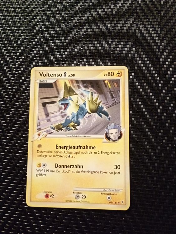 Pokemon Platin - Ultimative Sieger 66/147 - Voltenso G Deuts (Gebraucht ...